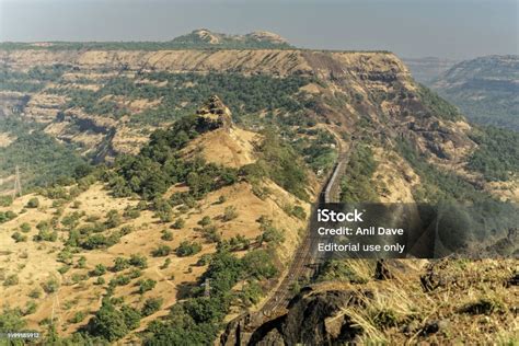 Central Railway Passing Through Bhor Ghat Or Bor Ghat In Western Ghats