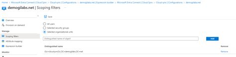Why Does Cloud Sync Review And Enable Show Scoping Filters Set To All