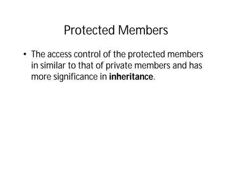 Access Specifiers Public Private Protected C Pdf