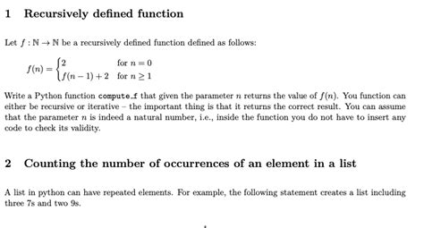 Solved Recursively Defined Function Fin Let F N N Be A Chegg