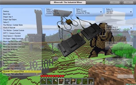 Minecraft Macros For The Fragpedal Usb Footpedal Good Work Systems
