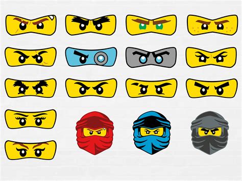 Ninjago Eye Printables All Of The Files Can Be Downloaded At The Bottom Of This Post In 1