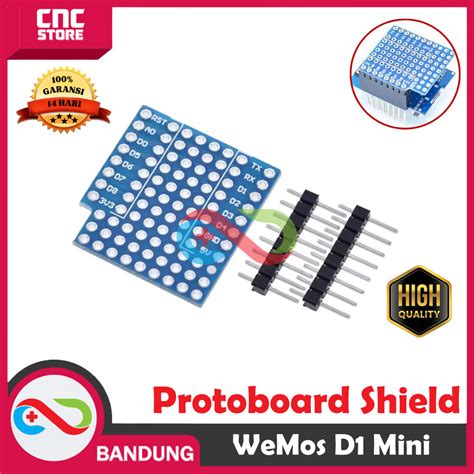 Jual Wemos D1 Mini Prototyping Protoboard Shield Shopee Indonesia