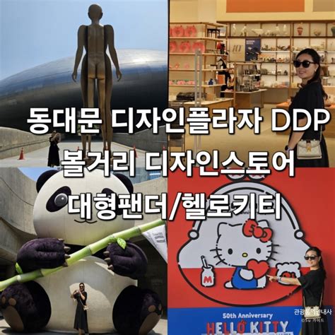 서울 가볼만한곳 동대문디자인플라자 Ddp 볼거리 대형팬더 헬로키티 디자인스토어 네이버 블로그