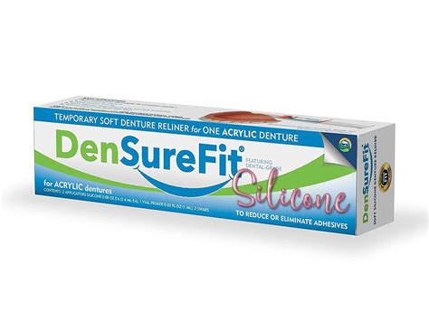 Densurefit Lower Denture Reline Kit Secure Comfortable Fit Easy