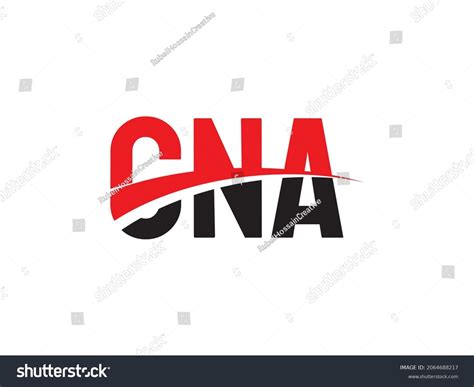 Cna Letter Initial Logo Design Vector Stock Vector Royalty Free