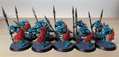 My First Finished Lizard Men Rseraphon