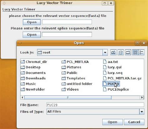 The File Dialog Box That Opens When The Each Open Button Is Download Scientific Diagram