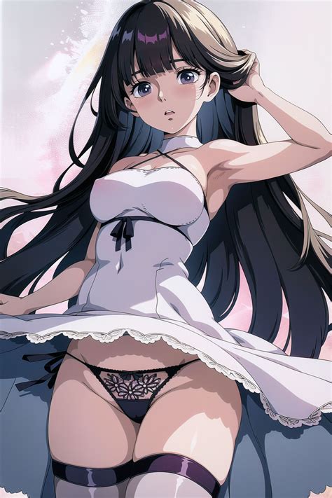 Rule 34 Ai Generated Black Hair Black Panties Black Thong Breasts