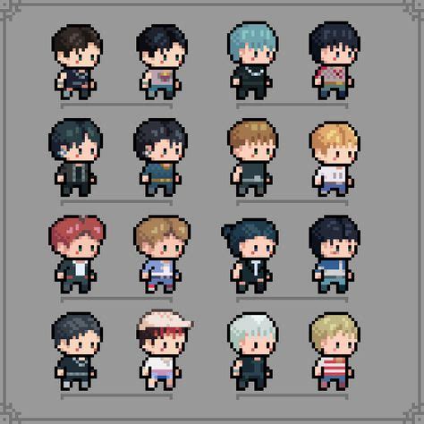 Pixel Art Characters 32x32