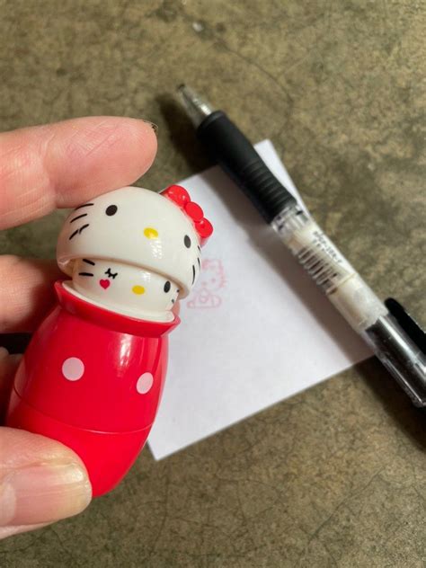 Hello Kitty Stamp Hobbies And Toys Stationery And Craft Stationery