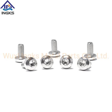 Ss304 Torx Pan Head M2 M12 Machine Thread Stainless Steel Screws Anti