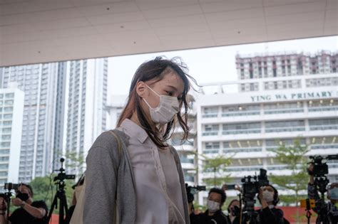 Hong Kong Activist Agnes Chow Denied Bail Pending Appeal Against 10