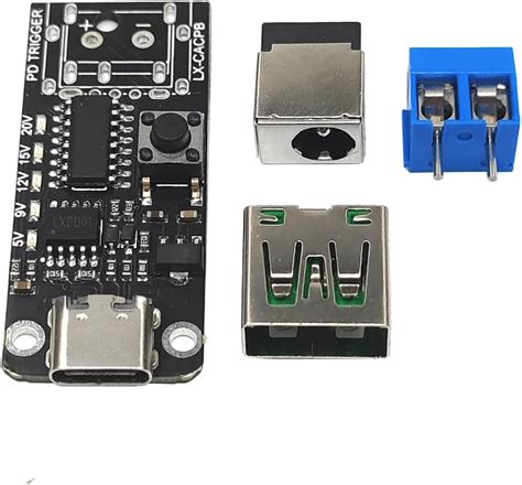 10pcs Usb C Pd3 0 Qc Trigger Charging Module Type C Female Input 9v 12v 15v 20v 5a