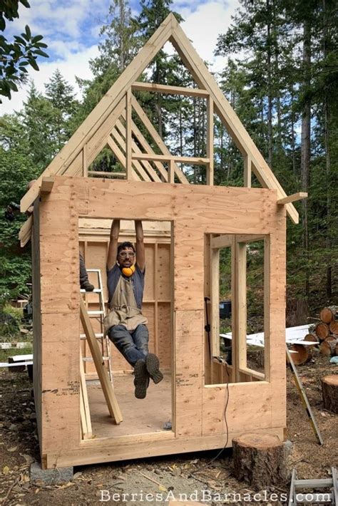 Building A Bunkie On An Off Grid Property Berries Barnacles