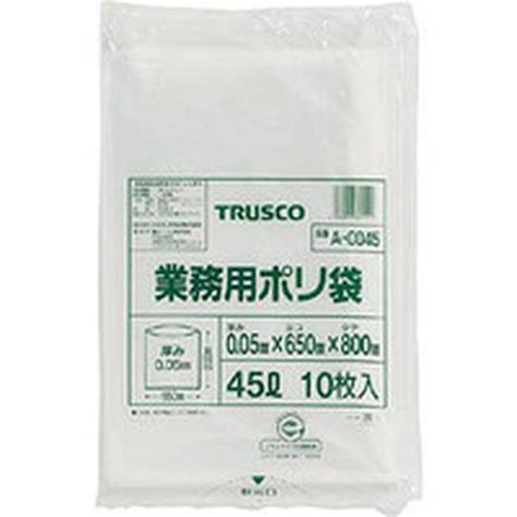 A0045 トラスコ中山株 Trusco 業務用ポリ袋 厚み005x45l 10枚入 Wo店の通販はau Pay マーケット ヒロ