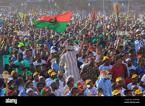 Nov 19 2022 Sylhet Bangladesh Leaders And Activists Present At The