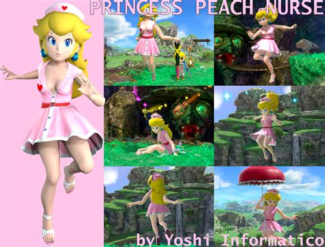 Ssbu Mod Peach Nurse By Yoshinformatico On Deviantart