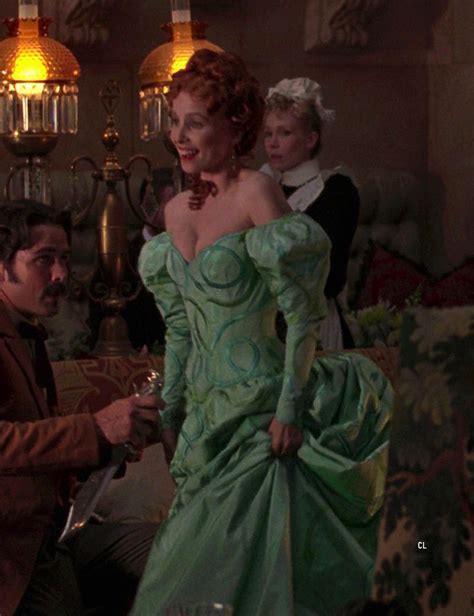 Costumeloverz71 Lucy Westerna Sadie Frost Green Embroidered Gown