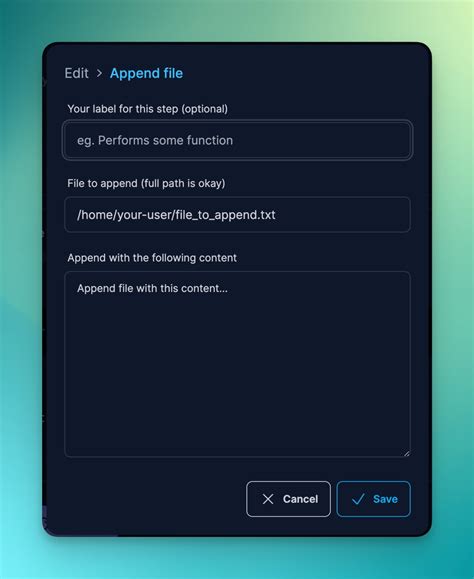 Proggy Append File Content