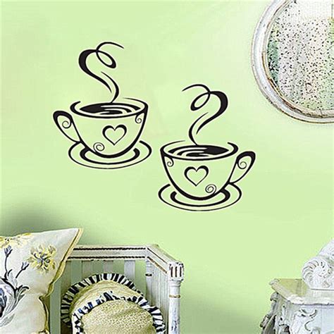 Buy Newest Beautiful Design Coffee Cups Cafe Tea Wall