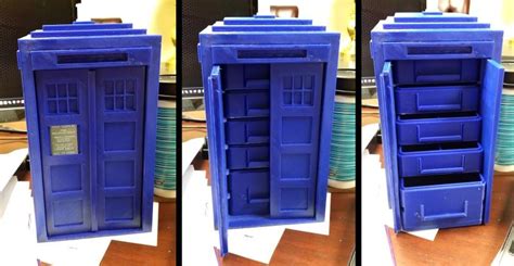 Got This As A T Today 3d Printed Tardis R Doctorwho