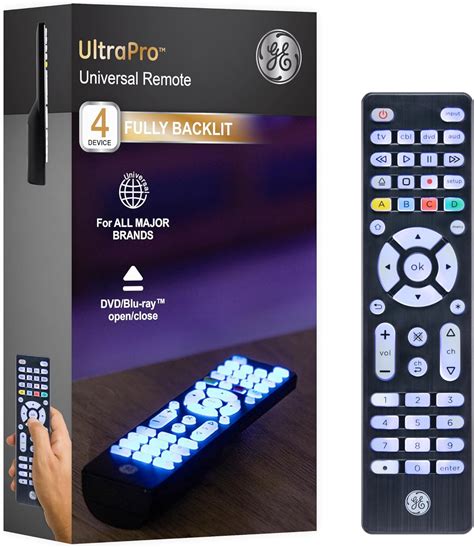 Brandclub Ge Blue Backlit Buttons Universal Remote Control Samsung