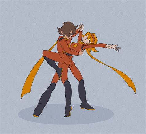 Francoise Arnoul And Shimamura Joe Cyborg 009 Drawn By Rvngofmackerel