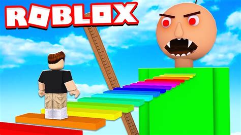 ESCAPE BALDI BASICS OBBY IN ROBLOX YouTube