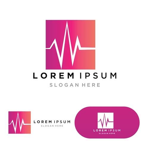 Vector De Logotipo Y Símbolo De Onda De Sonido Vector Premium