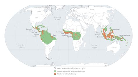 ESA Oil Palm Plantations Distribution