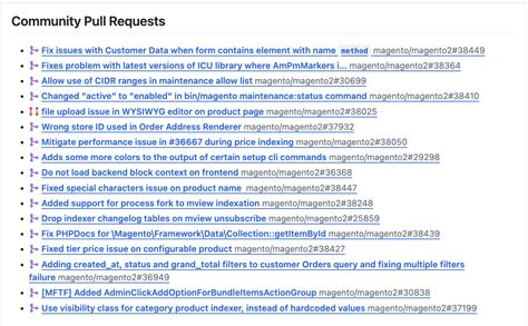 community prioritization process update april and magento forums