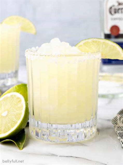 Frozen Margarita Recipe 3 Ingredients Belly Full