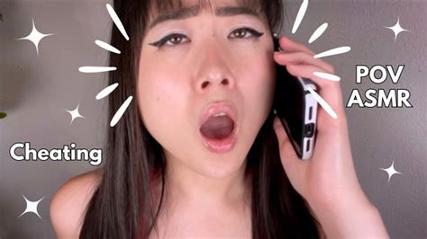 Asian Babe Caught Stealing And Fucked On Phone W Bf Asmr Cheating