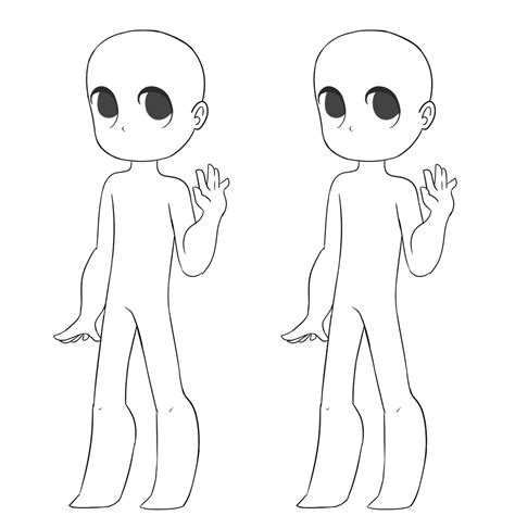 Chibi Human Base Ftu By Autisticghost On Deviantart