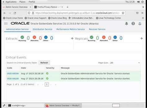 GoldenGate Service GGS Deployment Configuration RheoData