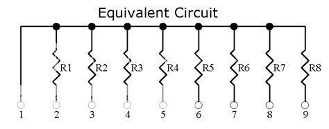 10 Kohm 8 Resistor Network 9pins Baymax