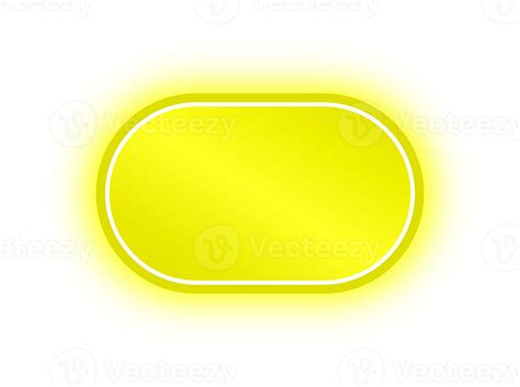 Neon Yellow Rounded Rectangle Banner Neon Rounded Rectangle 10983881 Png