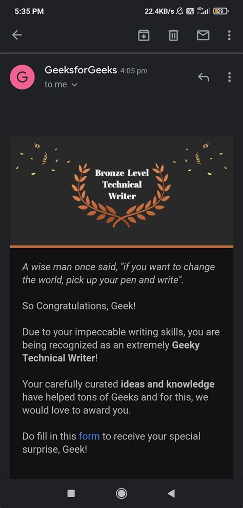 Aayush Saini On Linkedin Thank You Geeksforgeeks For This Amazing Surprise 28 Comments