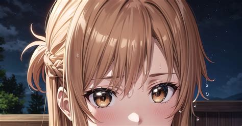アスナsao 明日奈アスナ、裸バスタオル しゃ～ろっとのイラスト Pixiv