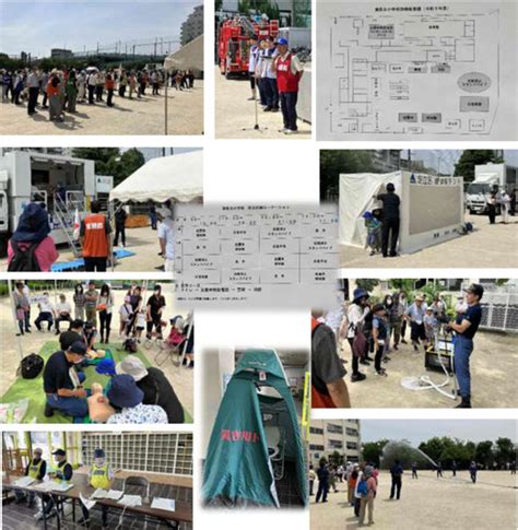 防火防災訓練栗原北小避難所運営訓練 伊興南町会