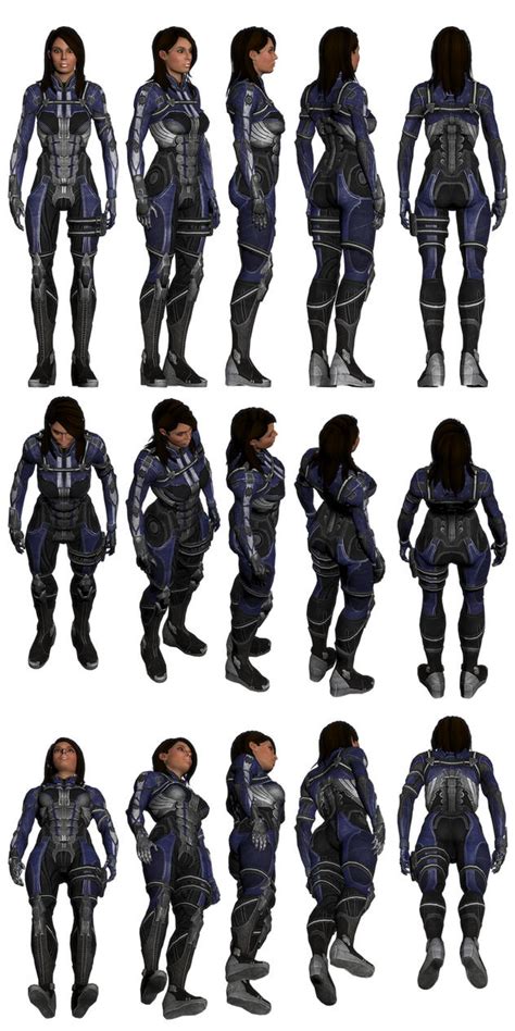 Mass Effect 3 Ashley Williams Armoured Ref By Troodon80 On Deviantart