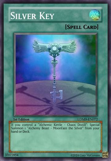 Silver Key Card Custom Yu Gi Oh Custom Think Tank Wiki Fandom