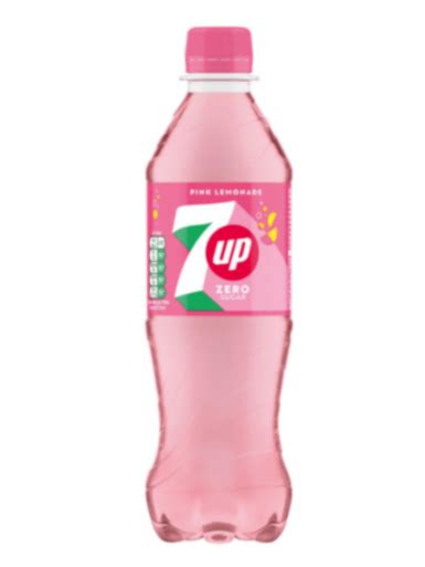 7up Pink Lemonade Zero Sugar Bottles 24 × 500 Ml Zero Sugar Sparkling