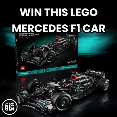 Win This LEGO Mercedes F1 Car! - Dream Big Draws