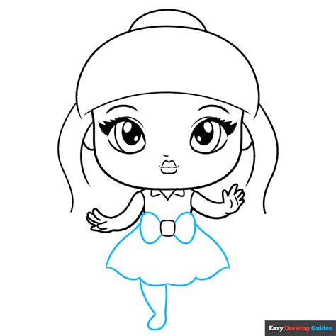 How To Draw A Cute Doll Really Easy Drawing Tutorial