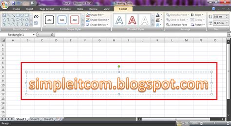Cara Membuat Wordart Pada Excel 2007