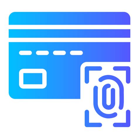Biometric Identification Generic Gradient Fill Icon