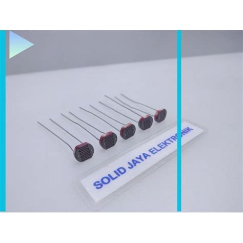 Jual Photoconductive Photodetector Sensor Cahaya Ldr 5 Mm Shopee