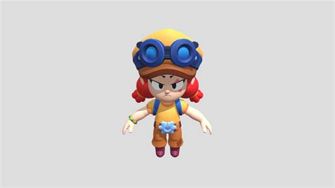 Brawl Stars Angry Jessie Download Free 3d Model By Brawl2024
